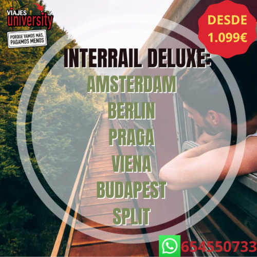 Viaje fin de curso Interrail | Viajes University